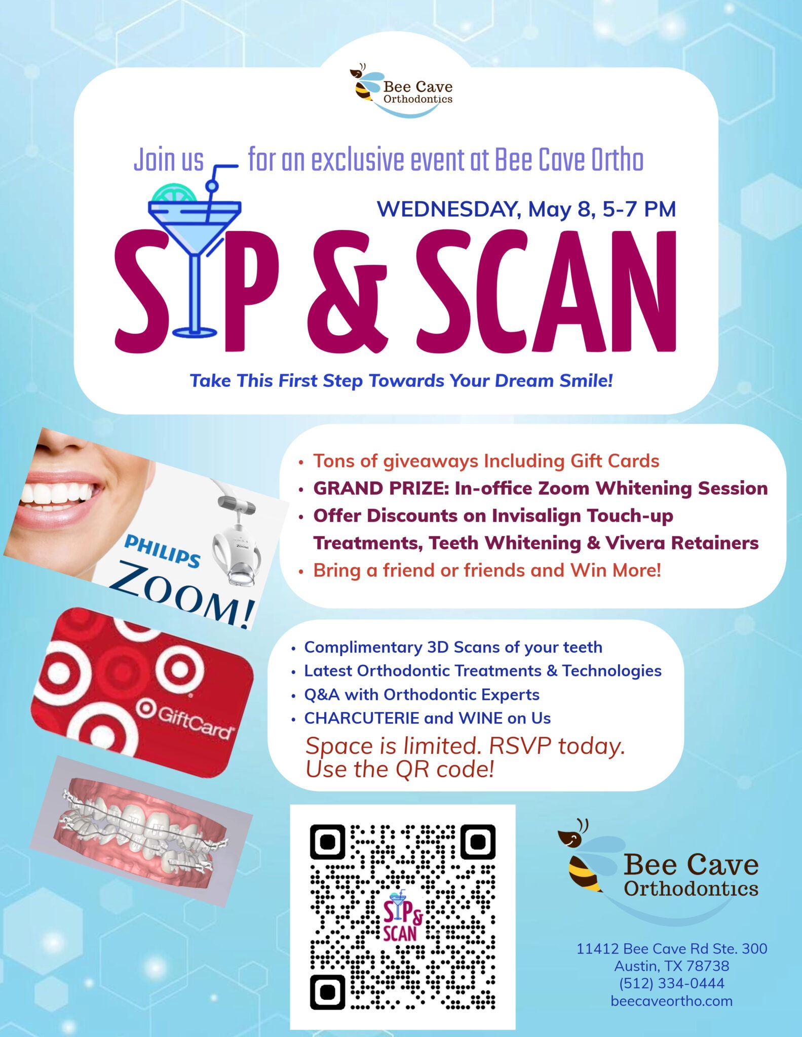 Unlock Your Perfect Smile at Bee Cave Orthodontics' Sip and Scan Event ...